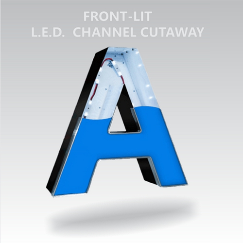 Front Lit Channel Letter Signs | Front Lit Channel Letters